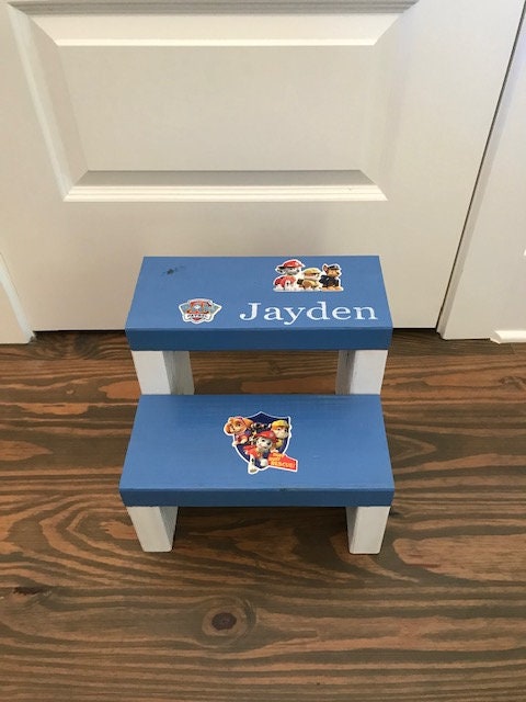 Kids Wooden Kids Step Stool - Etsy