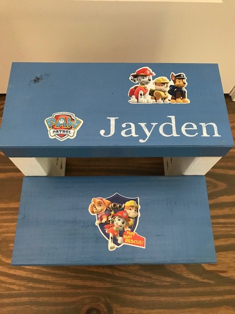 Kids Wooden Kids Step Stool - Etsy