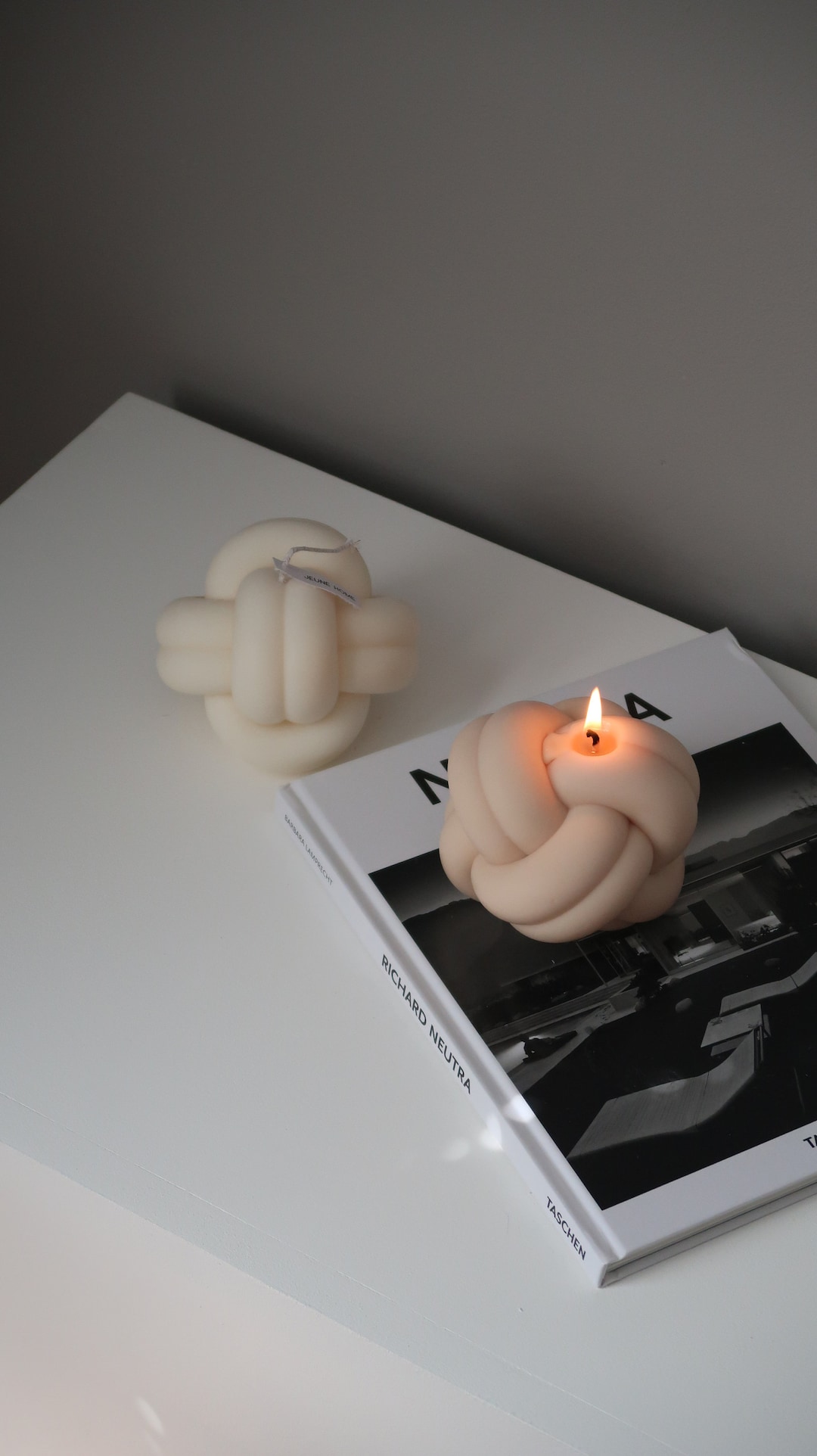 Large Soy Wax Knot Candle: Custom Scented Rope Candle - Etsy
