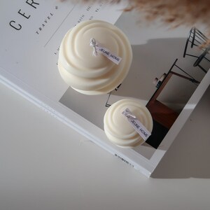 Large Sphere Candle | Swirl Candle | Twisted Candle | Sphere Candle ...