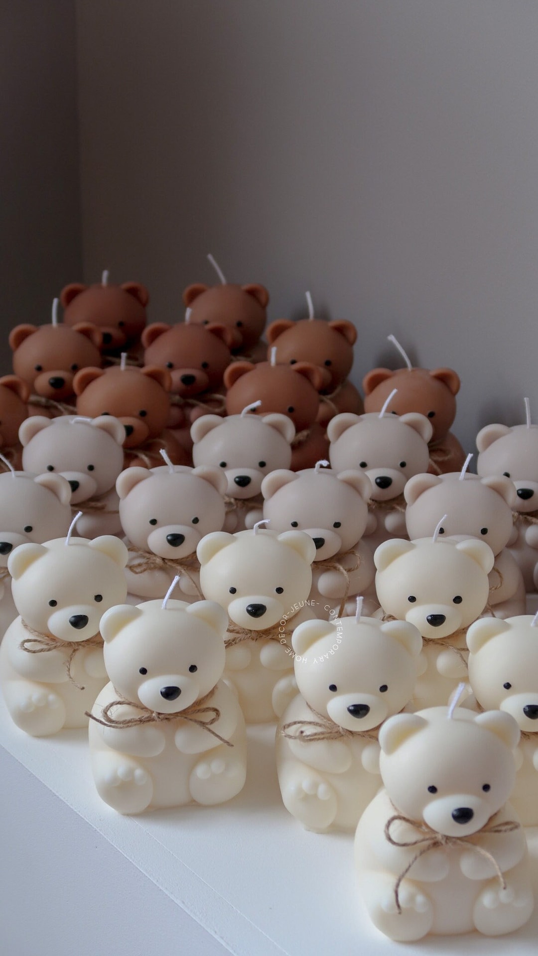 Large Teddy Bear Soy Candle | Teddy Bear Candle | Birthday Gifts | Baby ...