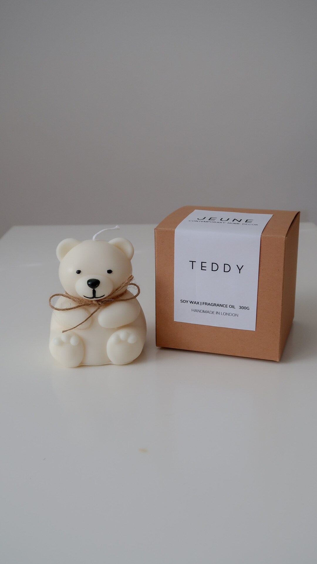 Large Teddy Bear Soy Candle Teddy Bear Candle Birthday - Etsy