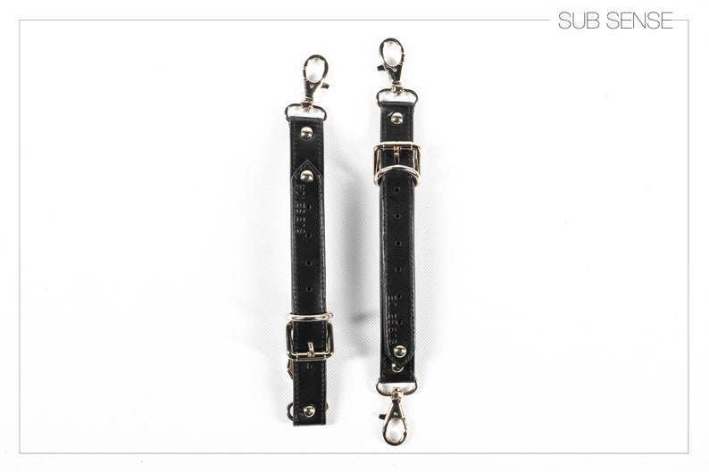 Garter Belt and Handcuffs, BDSM Restraint Harness, Leather Body Harness ...