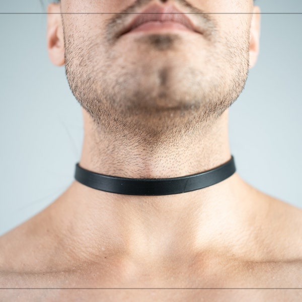 Leather Choker - Etsy
