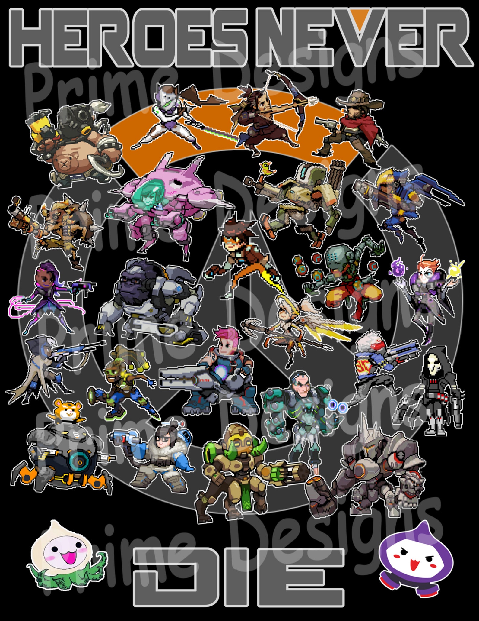 Overwatch PNG Design, Digital Download, Overwatch Pixel PNG, Overwatch ...