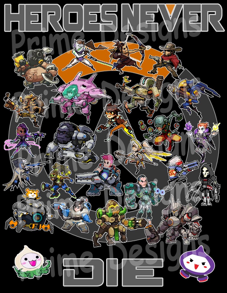 Overwatch PNG Design, Digital Download, Overwatch Pixel PNG, Overwatch ...