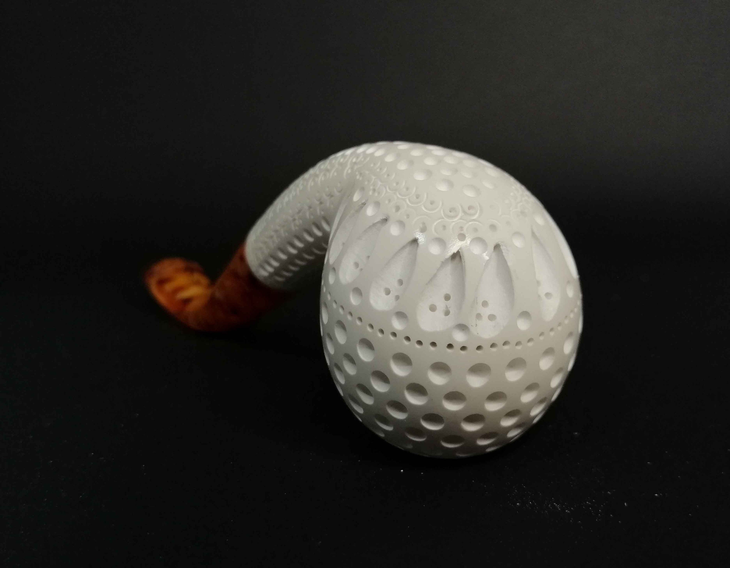 Block Meerschaum Golf Ball Pipe - Etsy