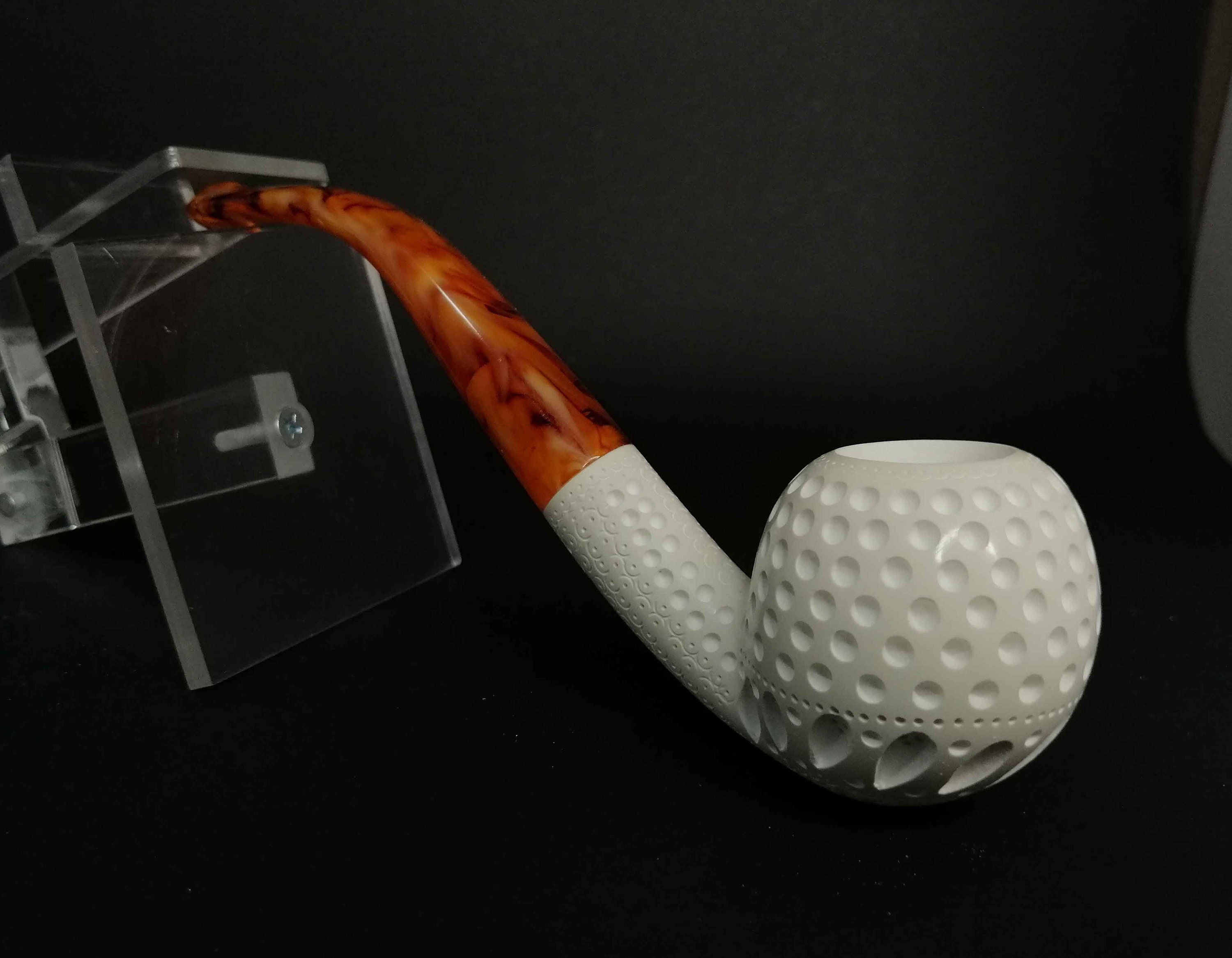 Block Meerschaum Golf Ball Pipe - Etsy
