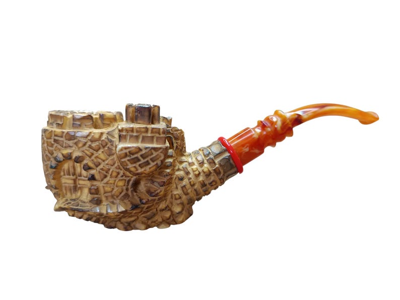Block Meerschaum Dragonhold Pipe - Etsy Canada