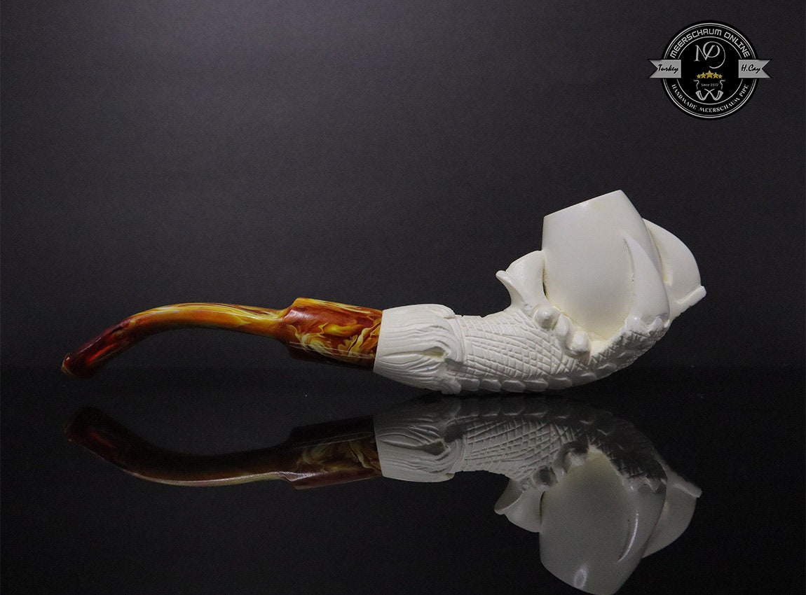Block Meerschaum Eagle Claw Pipe - Etsy