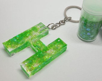 Letter H Keychain - Etsy