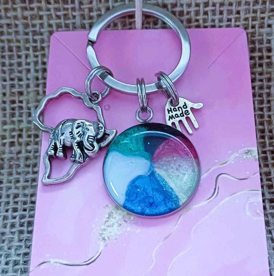 South Africa Flag Handmade Keyring, South African Gifts, South Africa ...