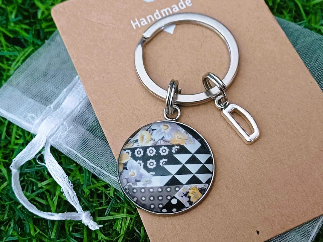 Handmade Personalized Keyring, With FREE Organza Gift Bag Handmade ...