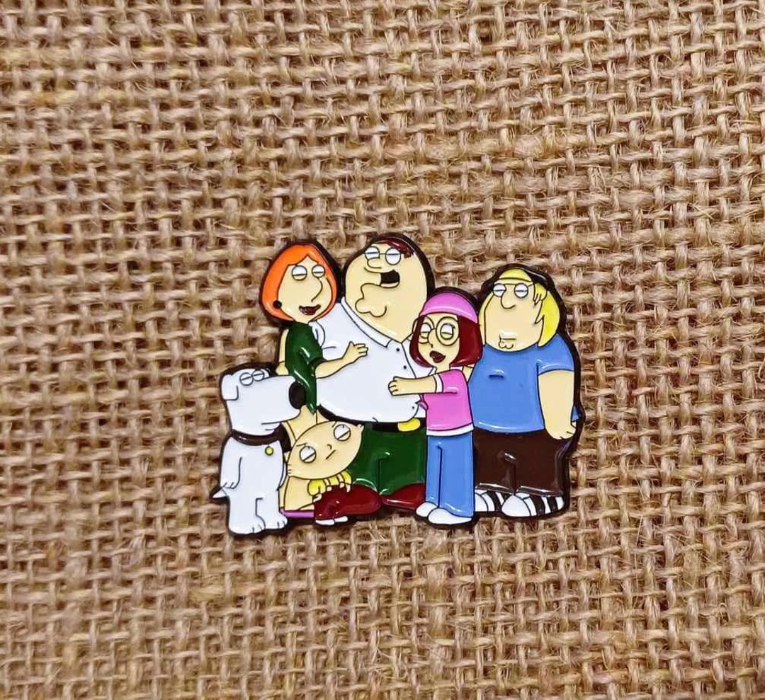 Family Guy Pin, Family Guy Badge, Family Guy Family Pin, Cartoon Pins ...