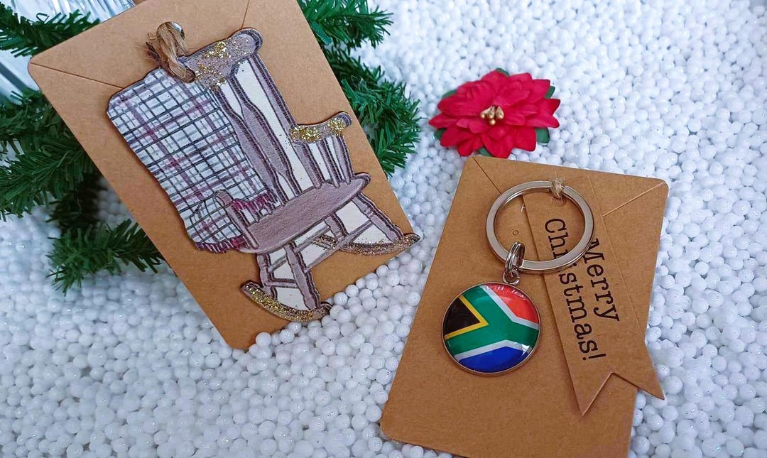 South African Christmas Gift Set, South African Keyring Gift Set, South ...