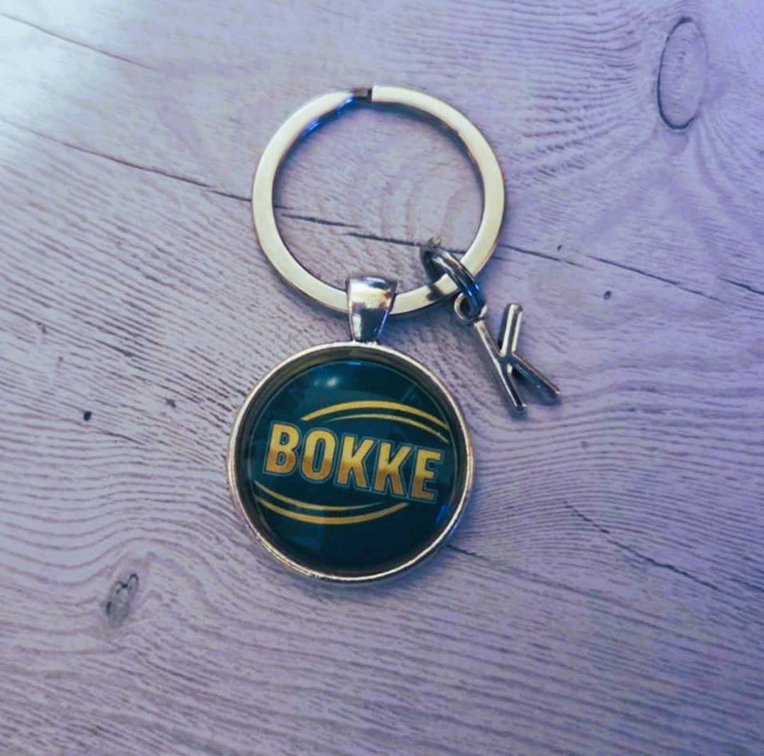 Bokke Keyring, Personalised South African Bokke Keyring, South Africa Gifts, FREE Organza Gift ...