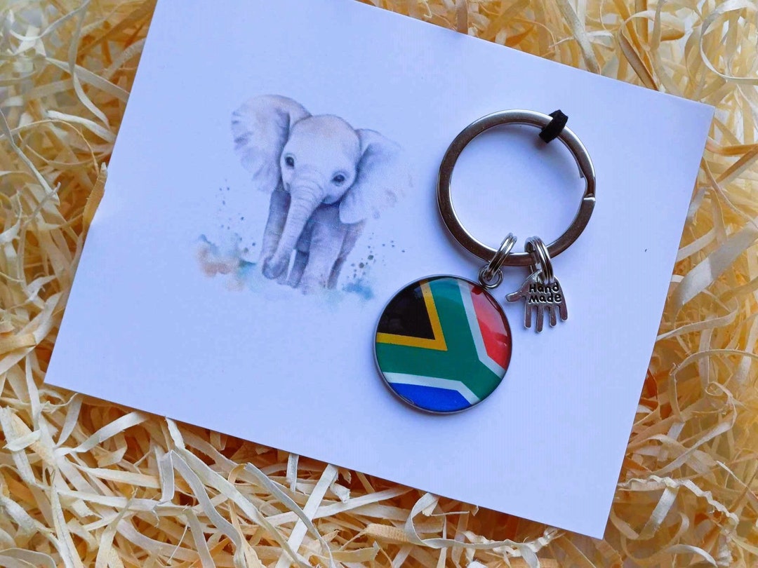 South African Flag Keyring, South Africa Flag Keyring,south Africa Flag ...