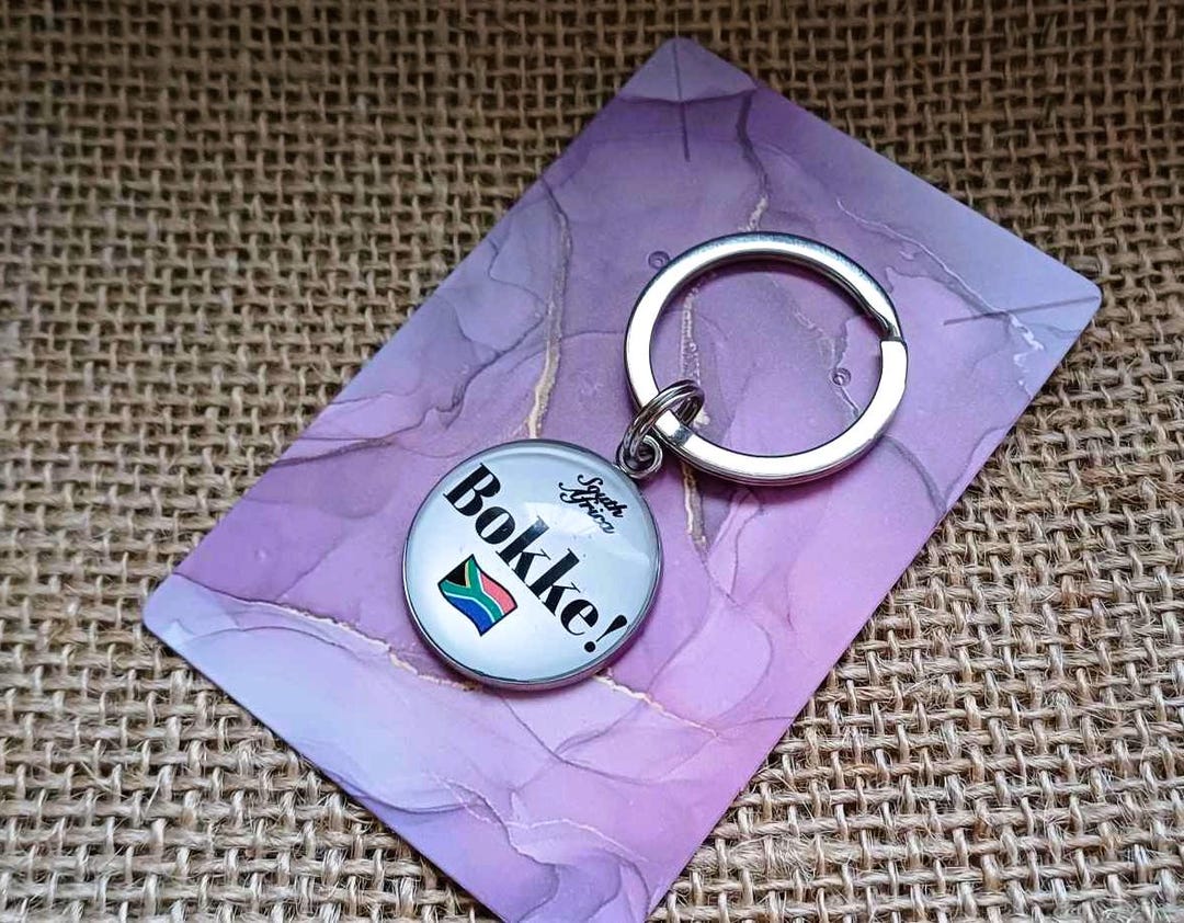 Limited Edition Springbok Bokke Rugby Keyring, South African Bokke ...