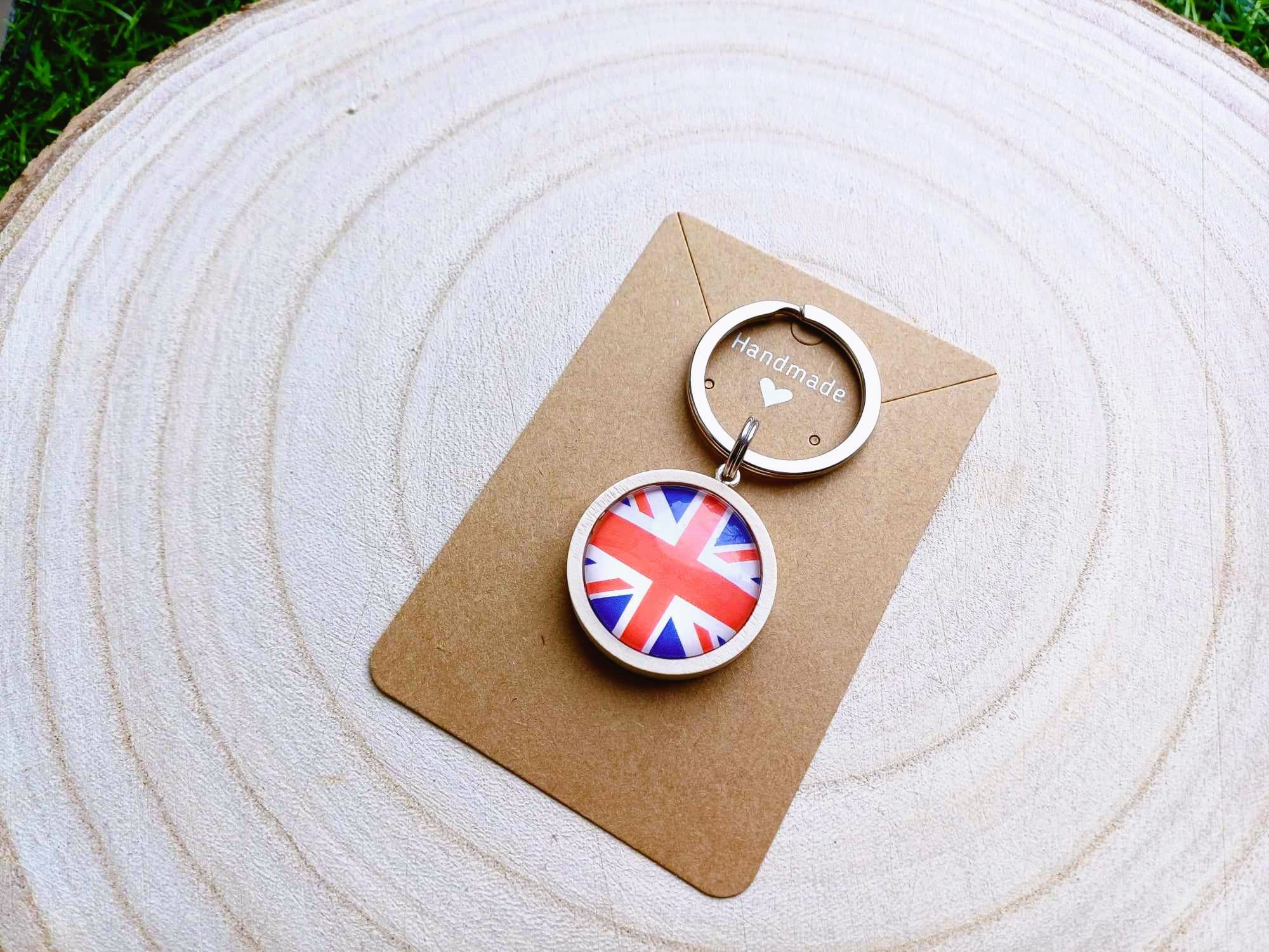 Union Jack Keyring, Union Jack Flag Keyring, Union Jack Bag Charm, Bag ...