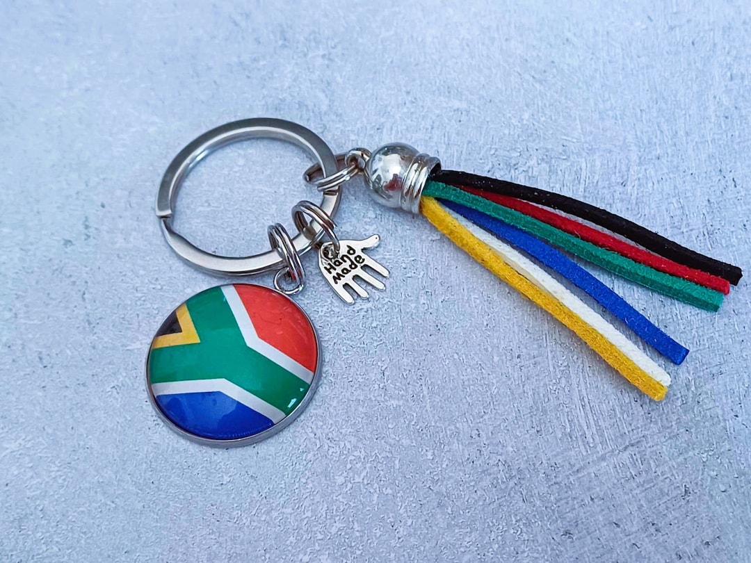 South African Flag Keyring, South Africa Flag Keyring,south Africa Flag ...