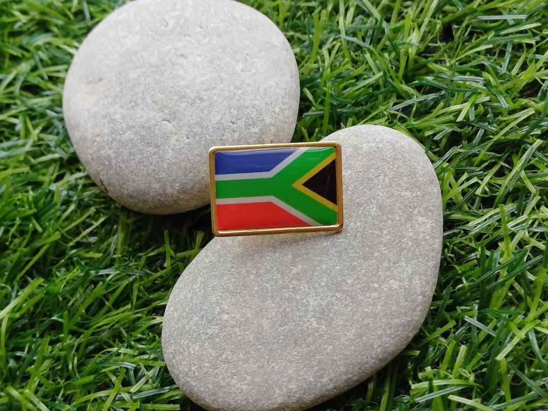 South Africa African Flag Lapel Pin Badge, South African Flag Brooch, South African Flag Lapel ...