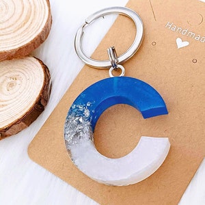 Alphabet C Keyring, Letter C Keyring, Letter C Gifts, Letter C Birthday ...