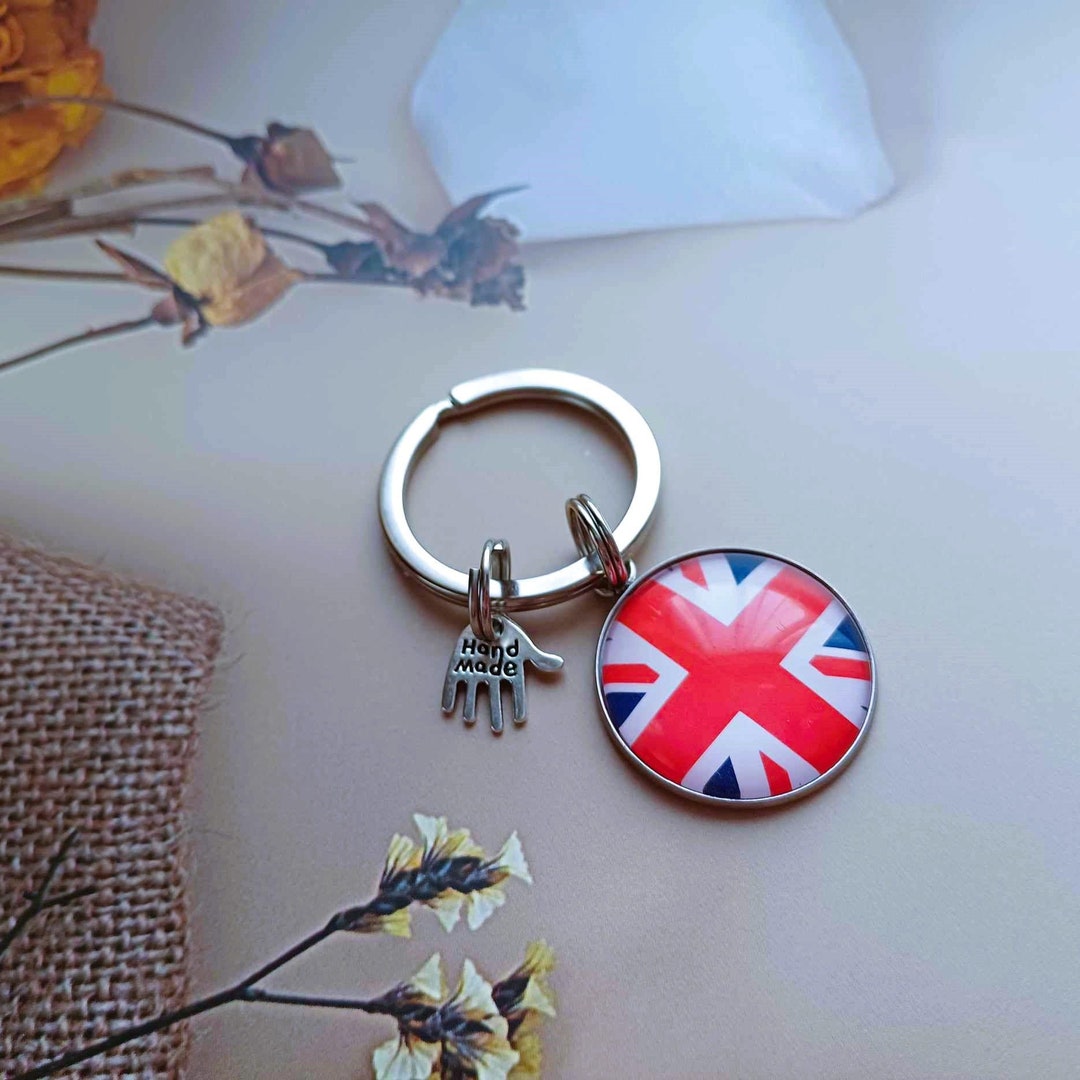 Union Jack Keyring, Union Jack Charm Keyring. Union Jack Gifts. Union Jack. Keyrings. United ...