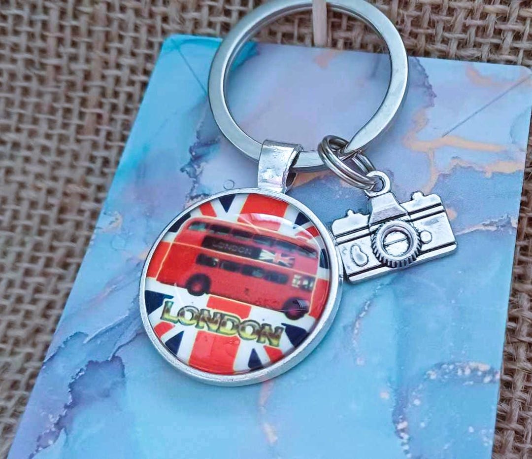 London Keyring, London Keychain, London Memento, London Tourism ...