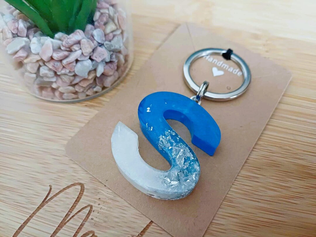 Alphabet S Keyring, Letter S Keyring, Letter S Gifts, Letter S Birthday ...