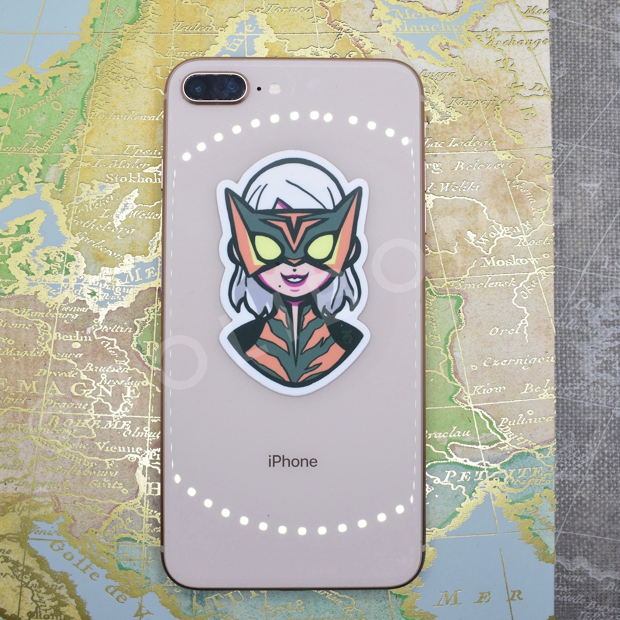 Carmen SanDiego Stickers V.I.L.E Kawaii Chibi Tigress | Etsy