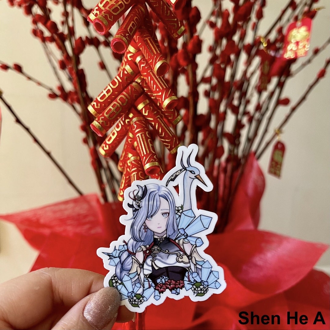 Genshin Impact ShenHe 申鹤 YunJin 云堇 Kawaii Stickers - Etsy Österreich
