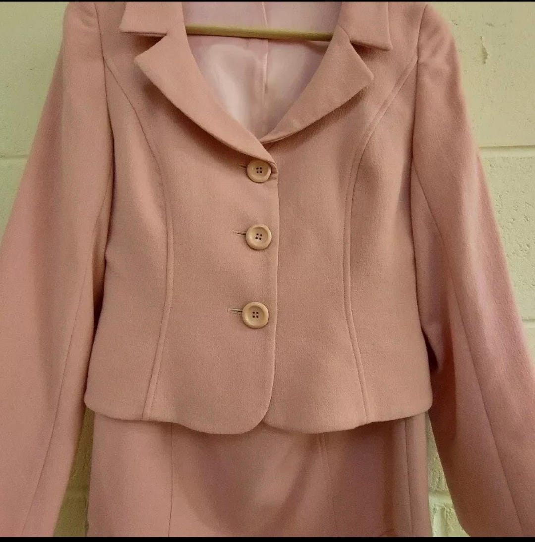 Marilyn Anselm Design for Hobbs Vintage Woolen Suit Sz U.K. 14 - Etsy