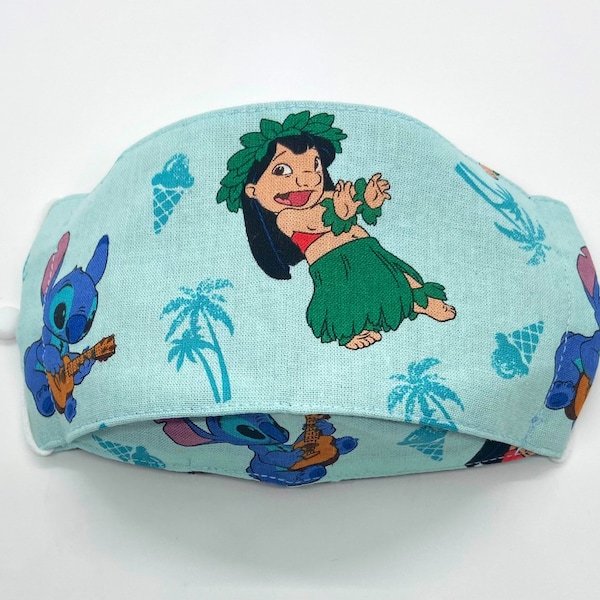 Lilo and Stitch With a Face Mask - Etsy