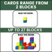 3D Block Building Cards | Fine Motor Skills Activity (PDF Pattern) - Etsy