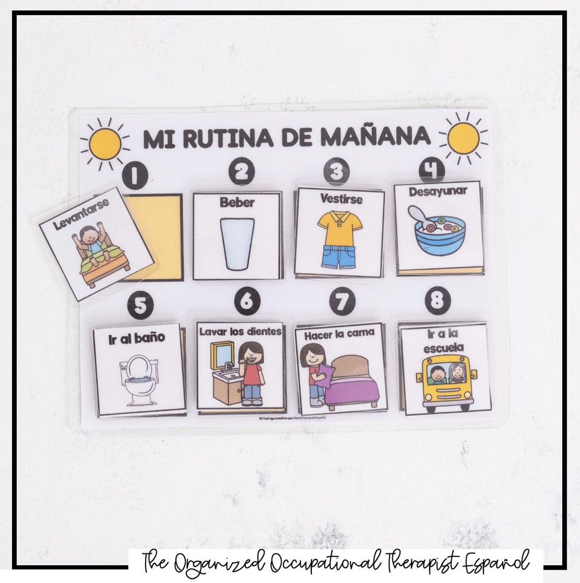 Tarjetas De Rutina Diaria Routina Para Niños Spanish Daily Routine ...