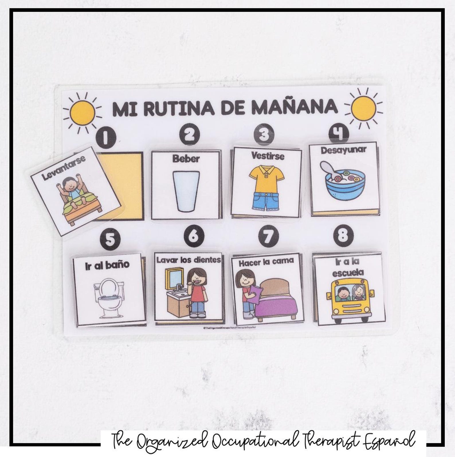 Tarjetas De Rutina Diaria Routina Para Niños Spanish Daily Routine ...