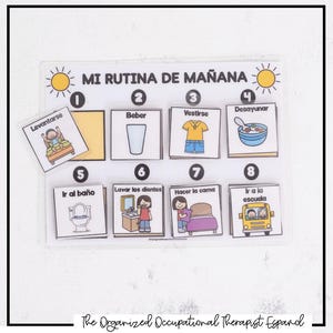 Tarjetas De Rutina Diaria | Routina Para Niños | Spanish Daily Routine ...