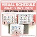 Visual Schedule Cards Bundle | Sensory Tools, Visual Schedule and Daily ...