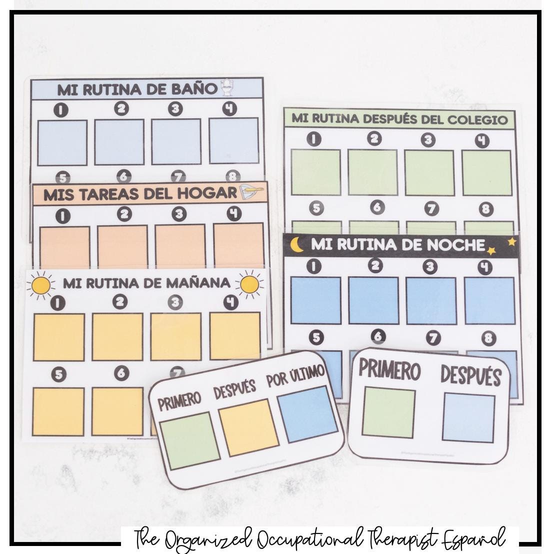 Tarjetas De Rutina Diaria | Routina Para Niños | Spanish Daily Routine ...