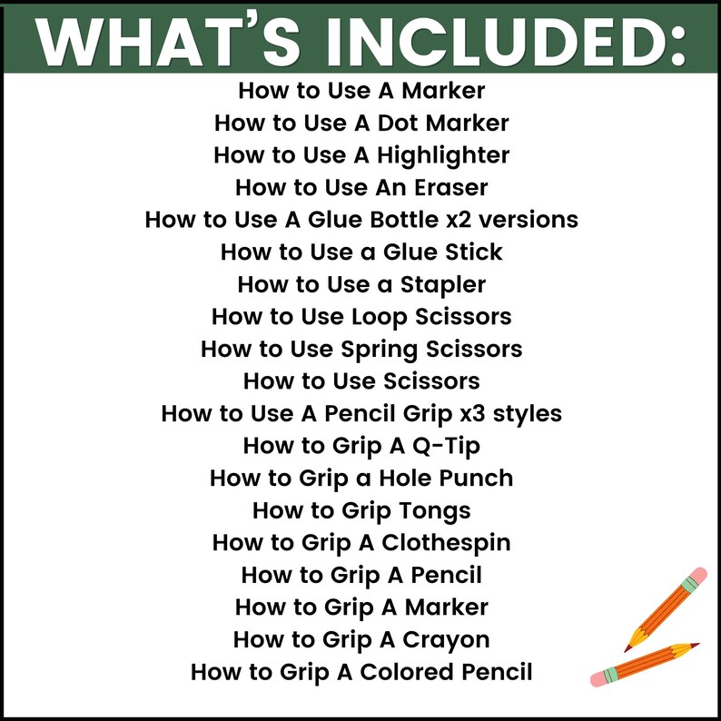 How to Use School Supplies Printable Visual Cards Back to School ...