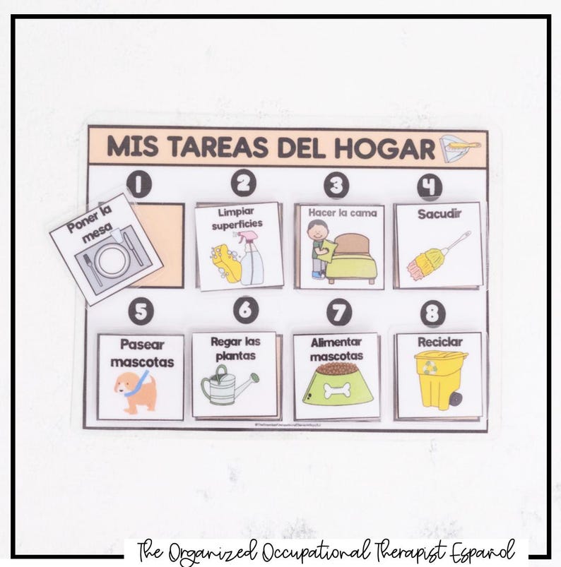 Tarjetas De Rutina Diaria Routina Para Niños Spanish Daily Routine ...