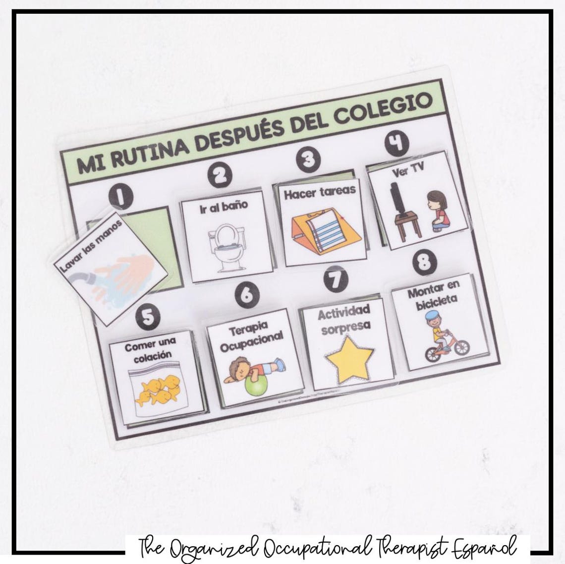 Tarjetas De Rutina Diaria Routina Para Niños Spanish Daily Routine ...