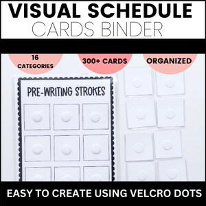 Visual Schedule Cards Bundle for Kids Pediatric Occupational Therapy ...