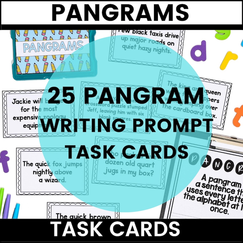 Handwriting Practice Worksheets Pangram Writing - Etsy