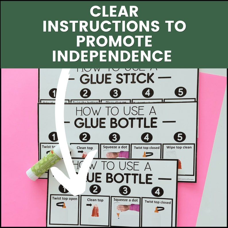 How to Use School Supplies Printable Visual Cards Back to School ...