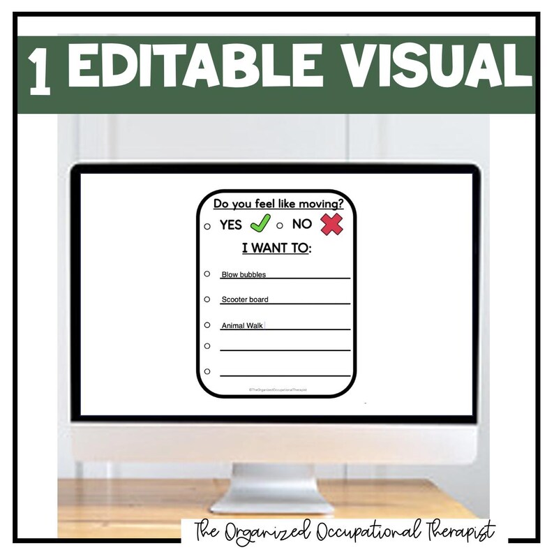 Emotional Regulation Visuals for Kids | Self-regulation Check-in ...