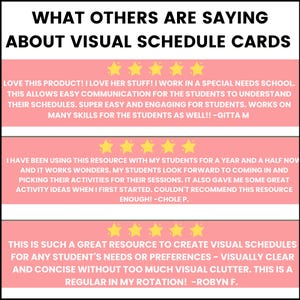 Visual Schedule Cards Bundle for Kids Pediatric Occupational Therapy ...