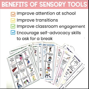 Sensory Tools Printable Bundle Pediatric Occupational Therapy Resources ...