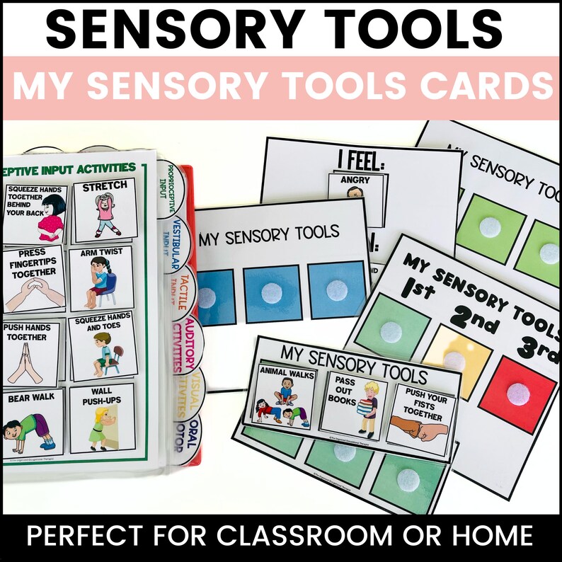 Sensory Tools Printable Bundle Pediatric Occupational Therapy Resources ...