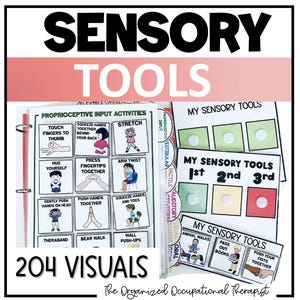 Sensory Tools Printable Bundle Pediatric Occupational Therapy Resources ...